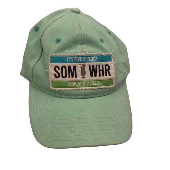 margaritaaville | Accessories | Margaritaville Its 5 Oclock Somewhere Distressed Cotton Cap ...